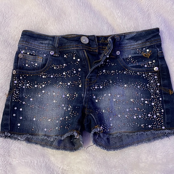 Justice | Bottoms | These Jean Shorts Are Super Cute That Have Jems ...